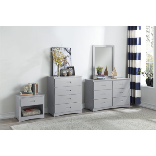 Harriet Bee 3-3_Cybill Gray Transitional Bedroom Group Bedroom Set | Wayfair
